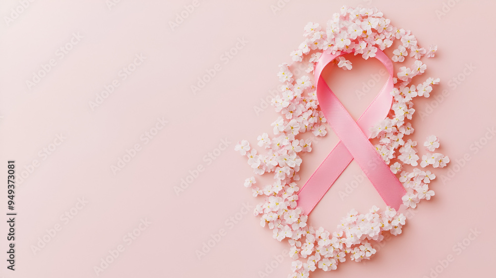 liston rosa de prevencion de la lucha contra el cancer de mama mujeres ...