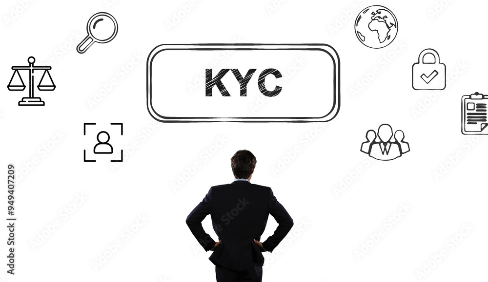 Interactive KYC compliance interface with the user. Business ...