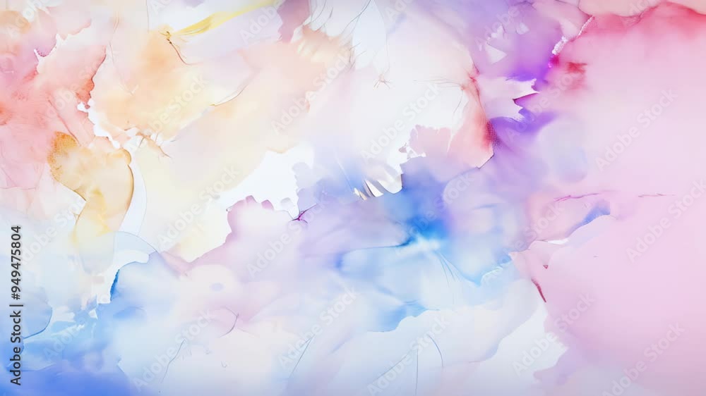 Creating a beautiful watercolor background for art projects using ...