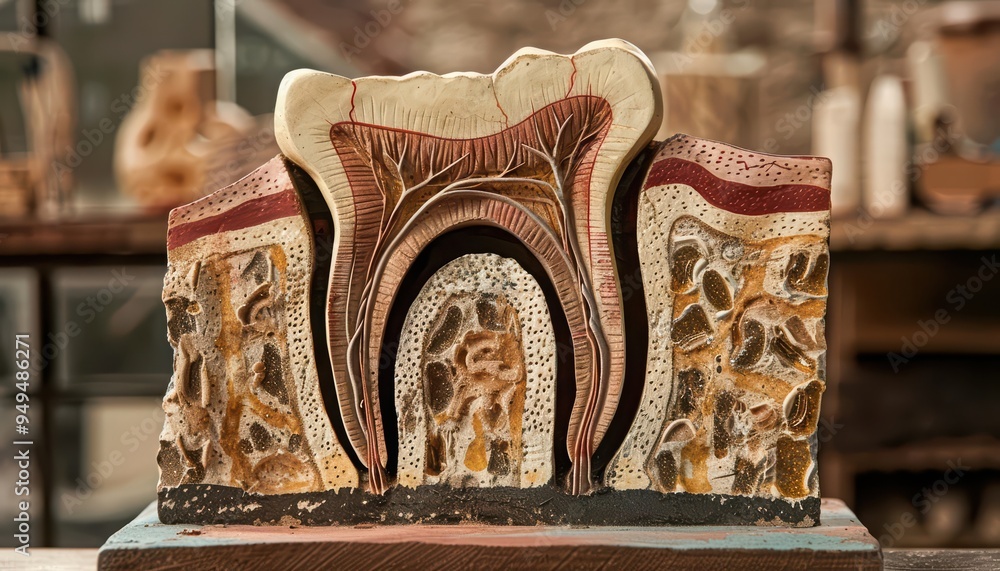 In a healthcare educational setting, a cross section reveals the ...
