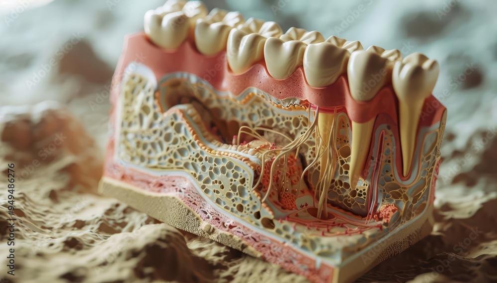 In a healthcare educational setting, a cross section reveals the ...