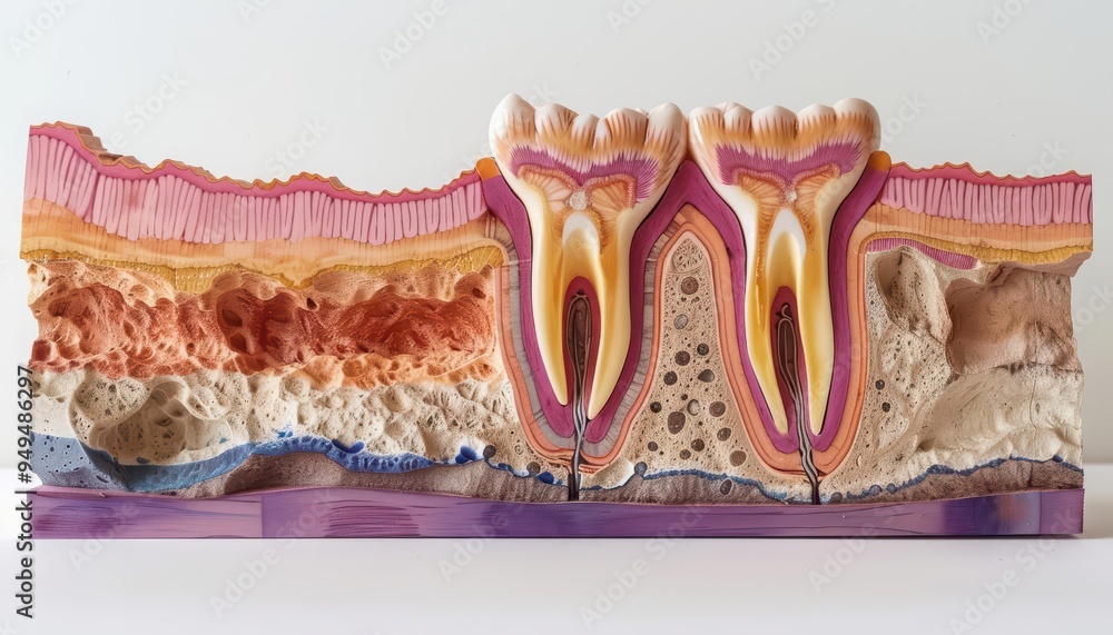 In a healthcare educational setting, a cross section reveals the ...