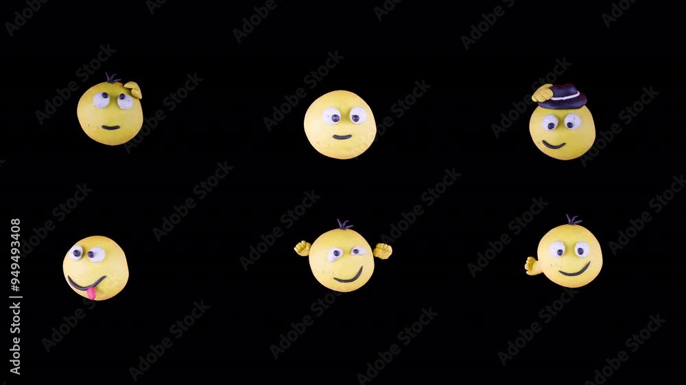 Animated Emoji Stop Motion is a motion graphics pack featuring animated ...