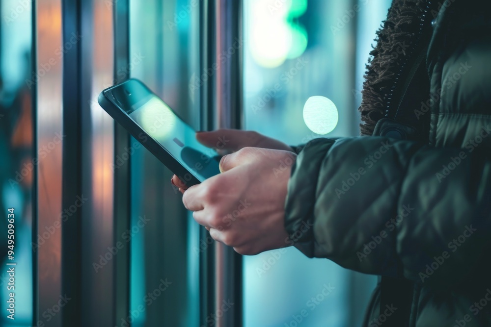 Person Holding Cell Phone, Show how two-factor authentication can ...