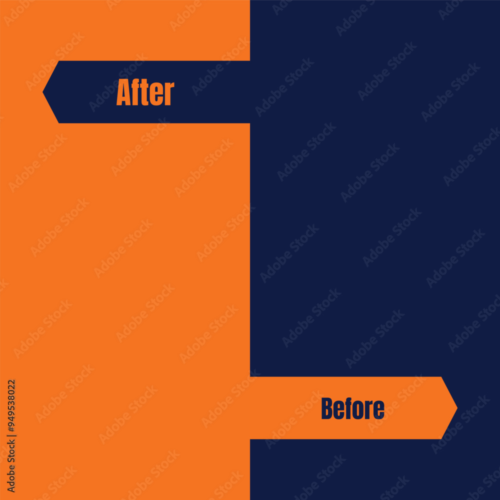 Gradient before and after background template. Two Compare vector ...