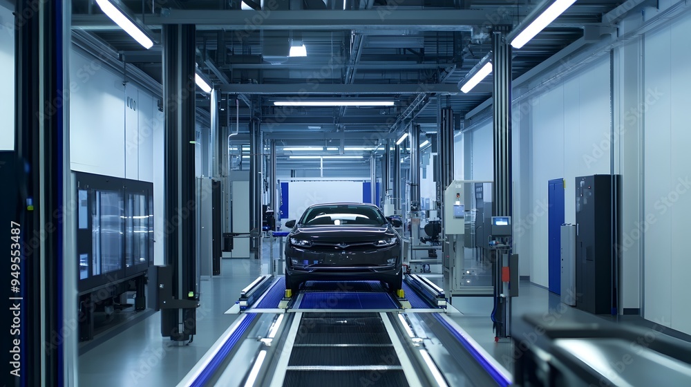 Automated inspection station with IoT powered systems meticulously ...