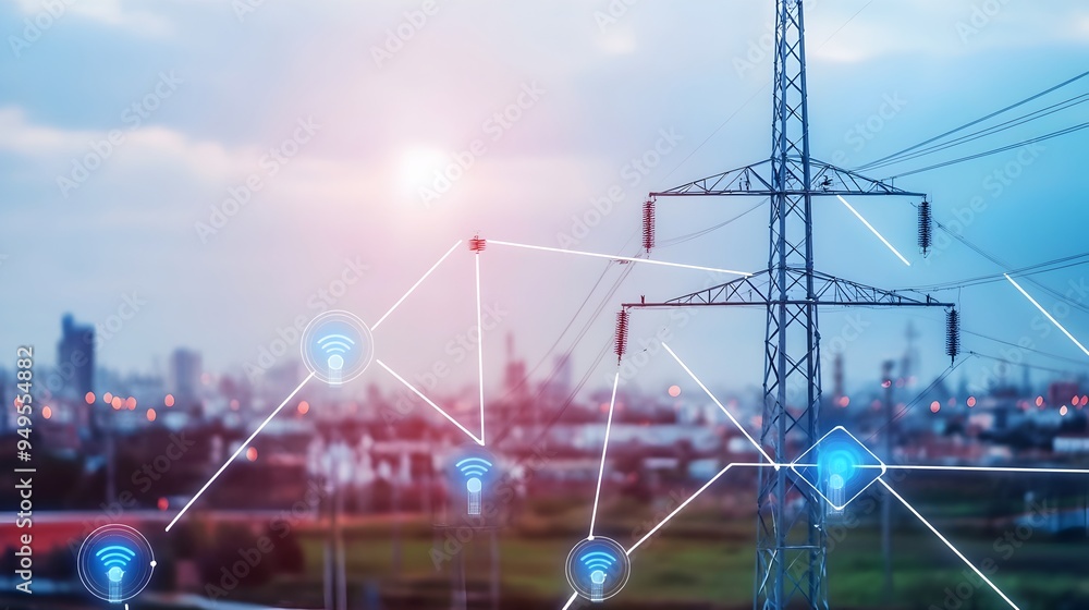 Digital Maps Guiding High Voltage Power Pole Installation with IoT ...