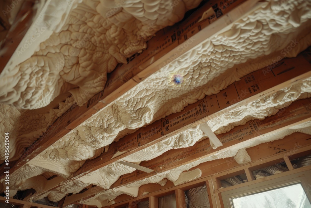 Interior of a room featuring a suspended ceiling for improved ...