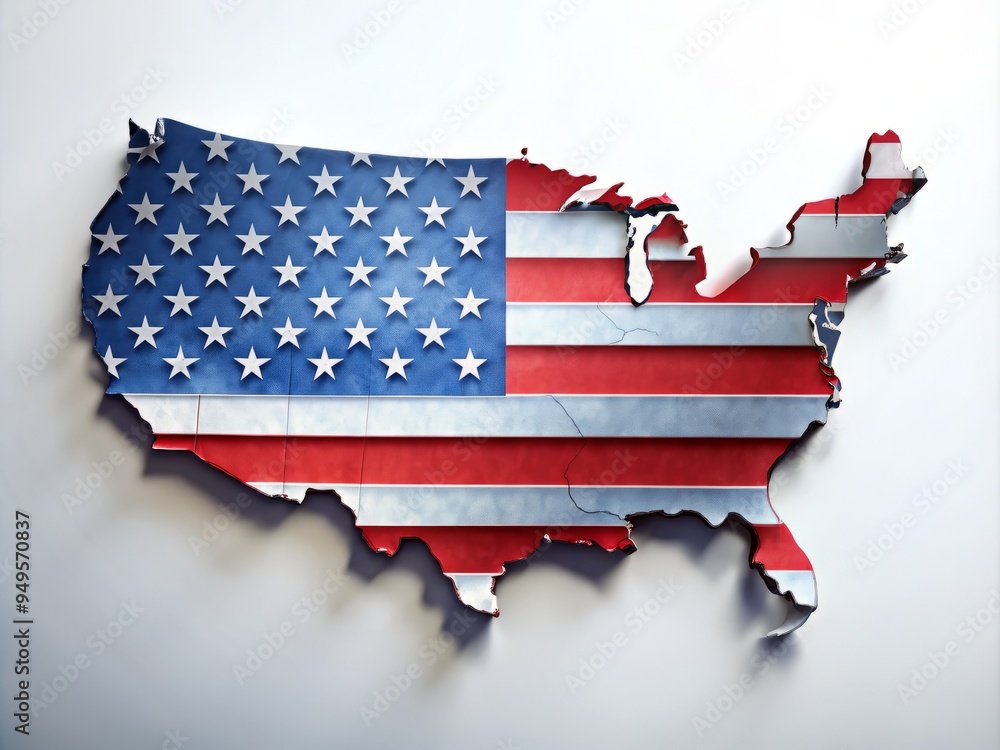 USA map logo modern map design concept free map lines detailed regions ...