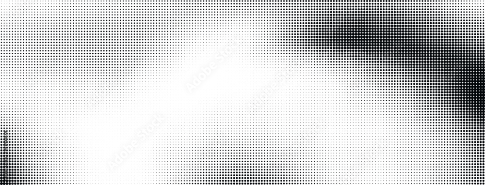 Retro poster with a dot gradient background, grunge texture, and comic ...