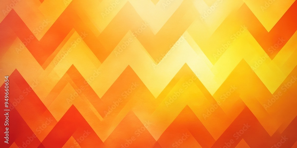 Bright zigzag pattern in vibrant orange and yellow tones with a smooth ...