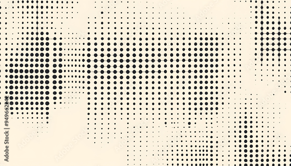 Repeating patterns of small, simple shapes like dots, crosses, or lines ...