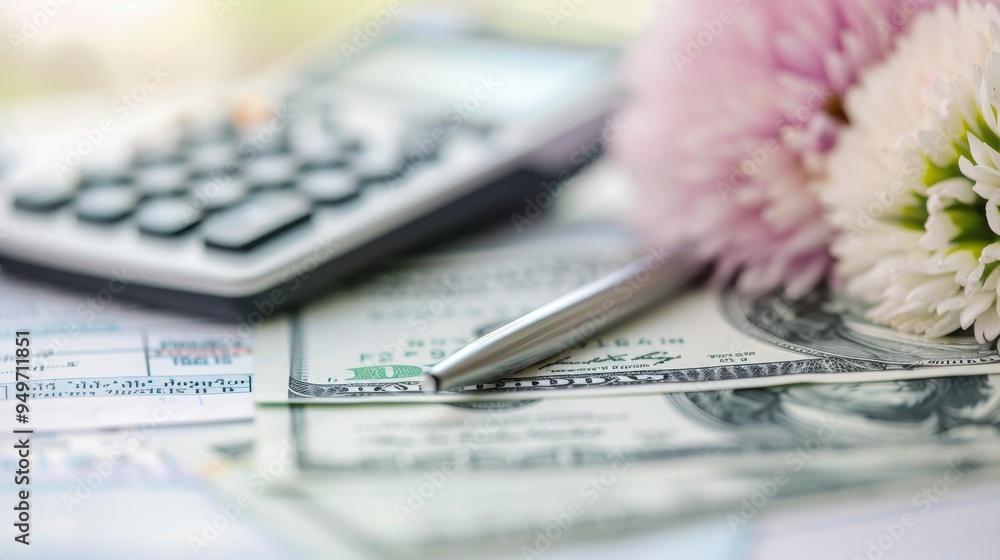 Tax Filing Essentials, Individual Income Tax Return form with a pen ...