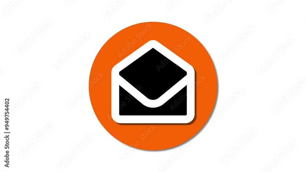 Animated message icon, how to design seamless motion graphics for inbox ...
