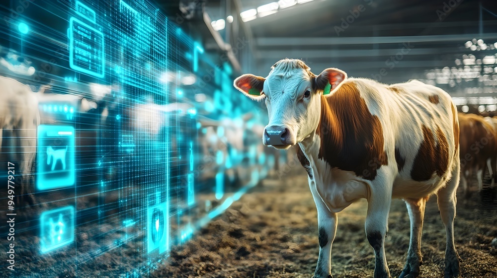 A modern farm leveraging IoT technology for real time monitoring and ...