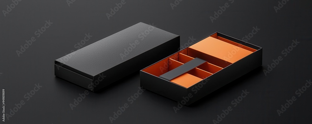 Custom magnetic closure packaging with sleek design and layered ...