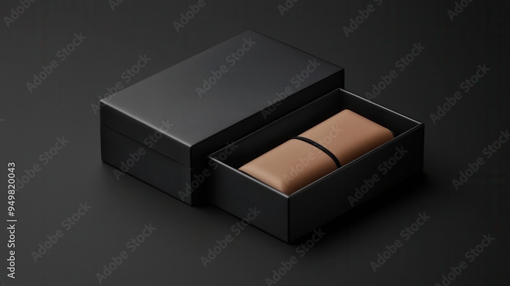 Luxury packaging with soft-touch finishes and foam inserts, providing a ...