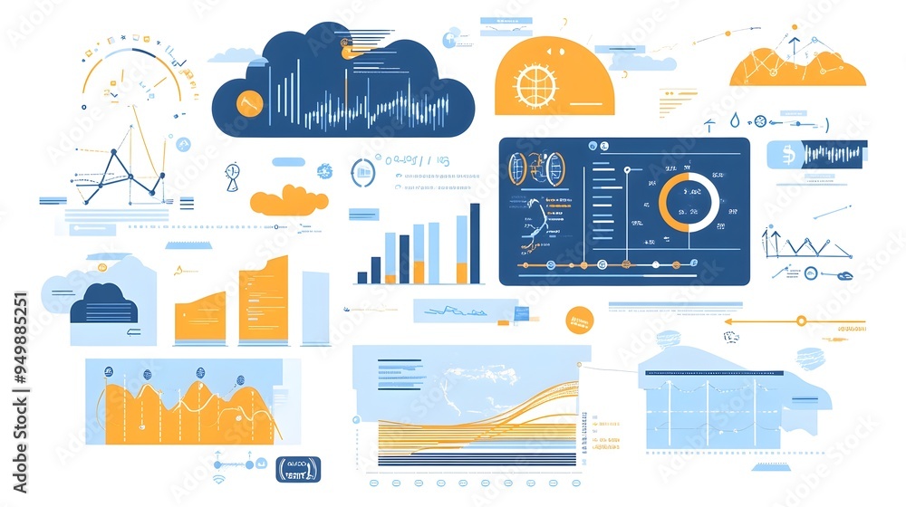 Detailed infographic illustrating how computer models and data analysis ...