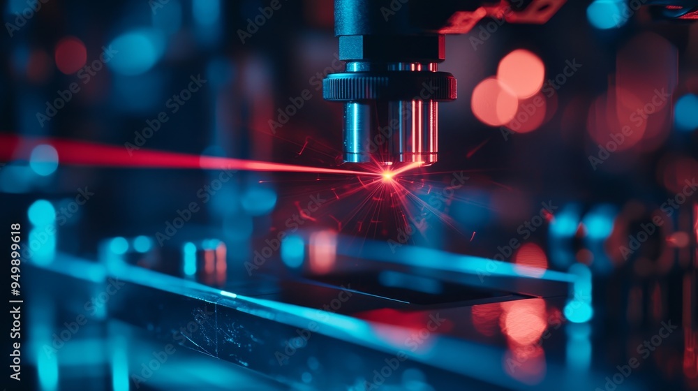 Measurement techniques with laser wavelength, highlighting the use of ...