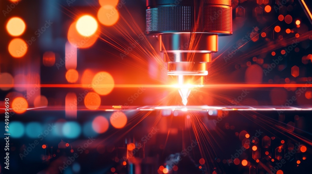 Measurement with laser light, highlighting its use in precision ...