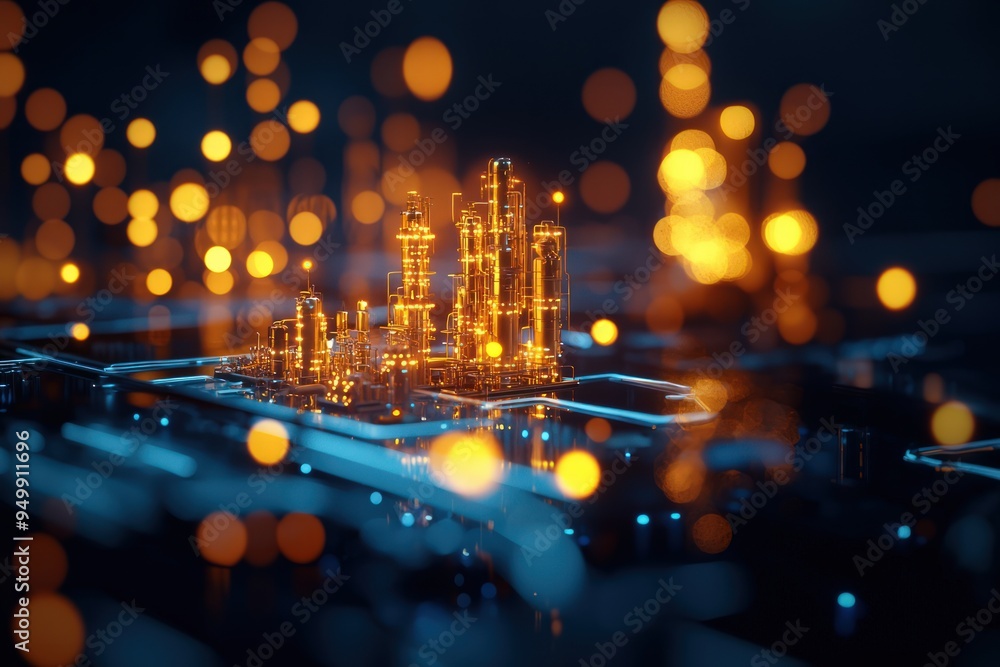 Digital twin of a refinery process, crude oil to chemicals, advanced ...