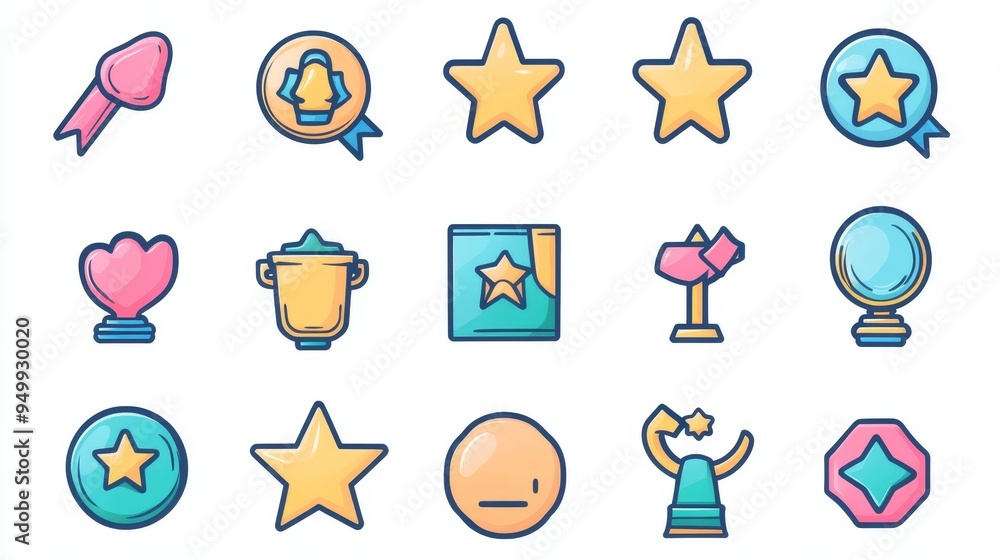 Exceptional icon collection featuring 18 filled and outline designs ...