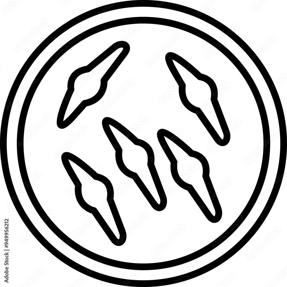 Mycoplasma pneumoniae Icon Stock Vector | Adobe Stock