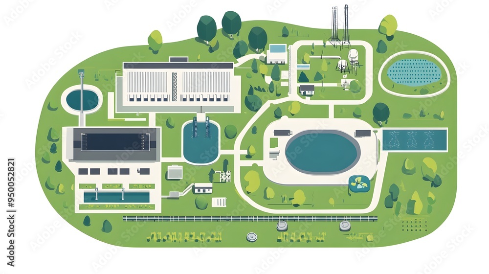 Detailed schematic diagram showcasing the layout and components of a ...