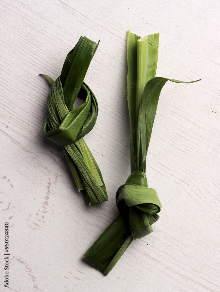 ice cincau pandan leaf drink indonesian traditional beverage ingredient ...