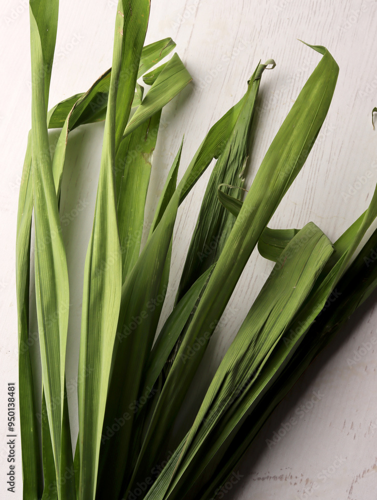 ice cincau pandan leaf drink indonesian traditional beverage ingredient ...