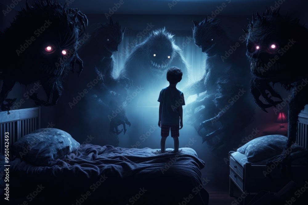 Unsettling vision: nightmare, a distressing and vivid dream that evokes ...