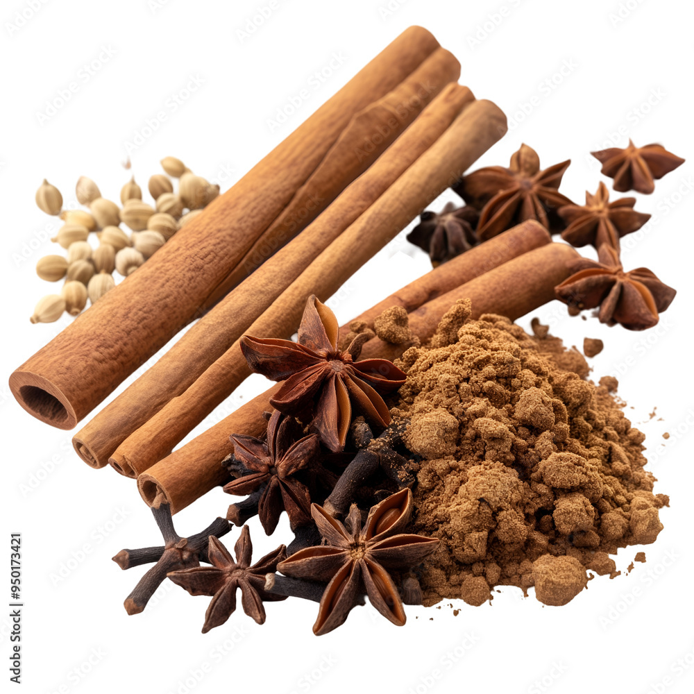 Garam Masala, Spice, Isolated on Transparent Background, Graphic ...