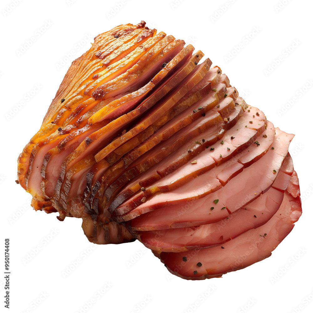 Ham, Meat, Isolated on Transparent Background, Graphic Resource for ...