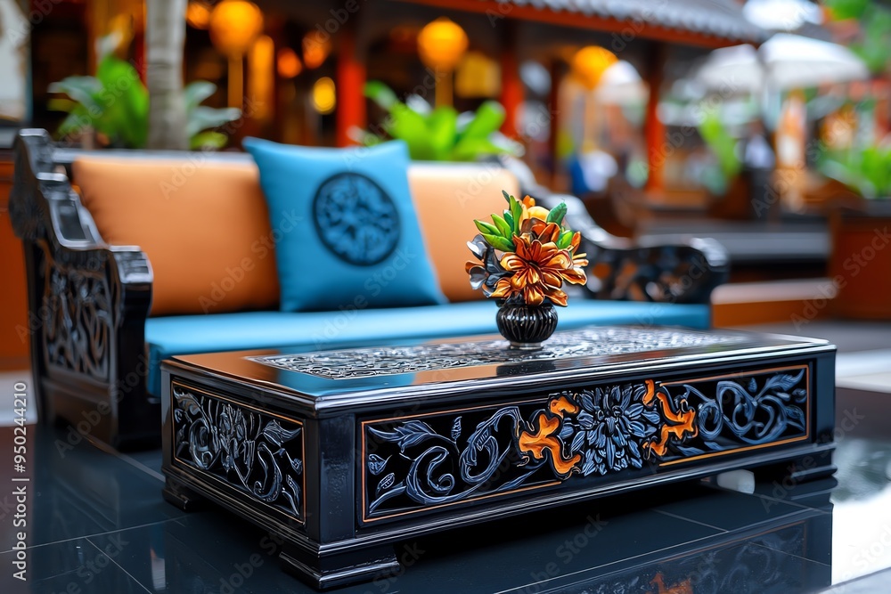 Antiques with a history of craftsmanship, captured in a photo where ...