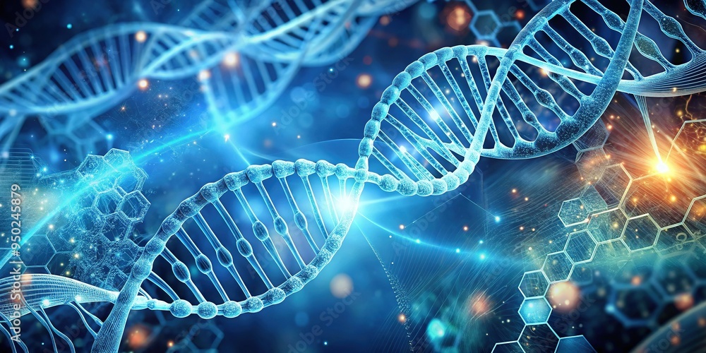 Double helix DNA unwinds to reveal genetic templates, guiding gene ...