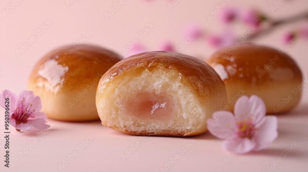 Sakura Anpan: Delicious Japanese Sweet Bread with Cherry Blossom Anko ...