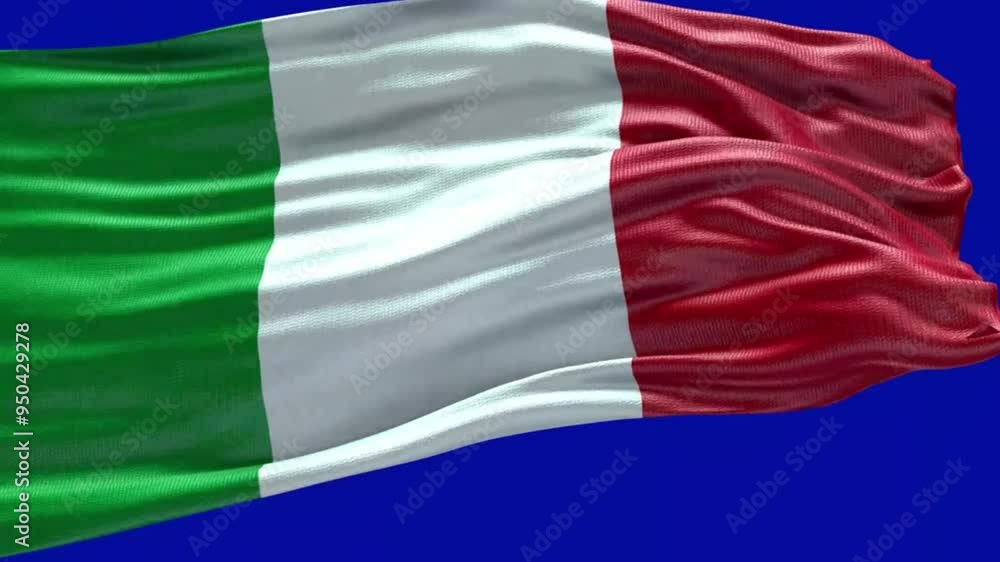Italy Flag Animation Video, Italy Flag Waving Animation, Realistic hd ...