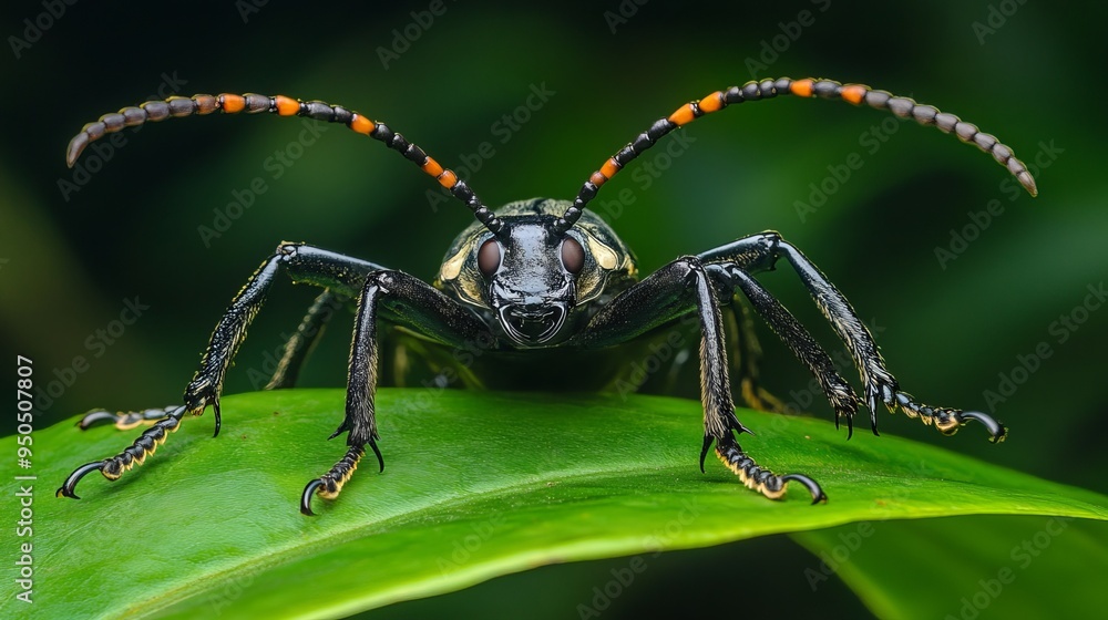 Cyriopalus wallacei, commonly known as the long-horn beetle, is a ...