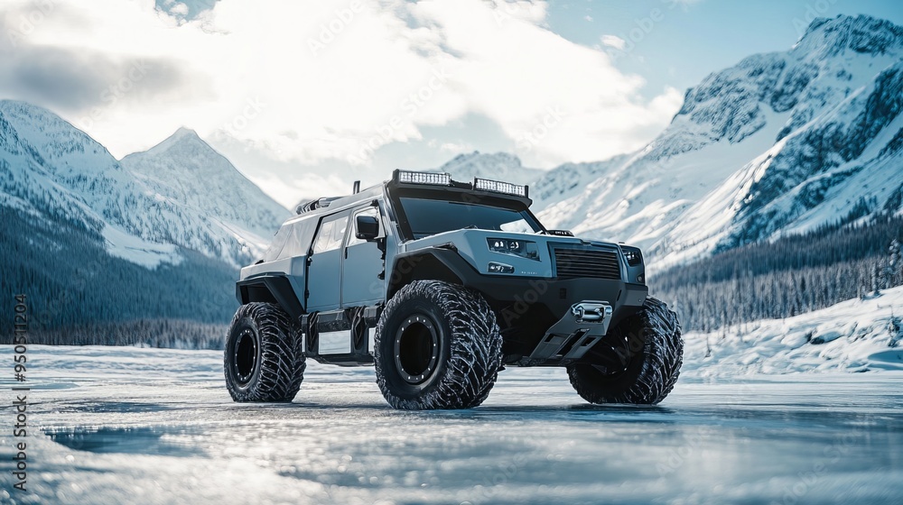 Glacier Lynx is an impressive vehicle for rugged terrains and icy ...