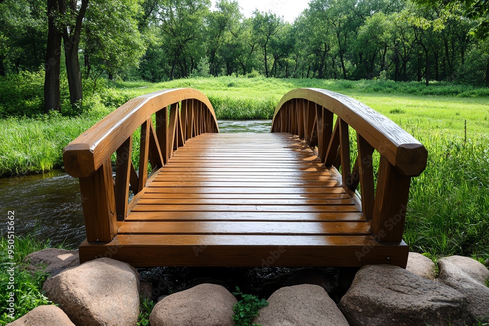 Bridge Truss, Wood, and Rural shown in a quiet countryside where a ...