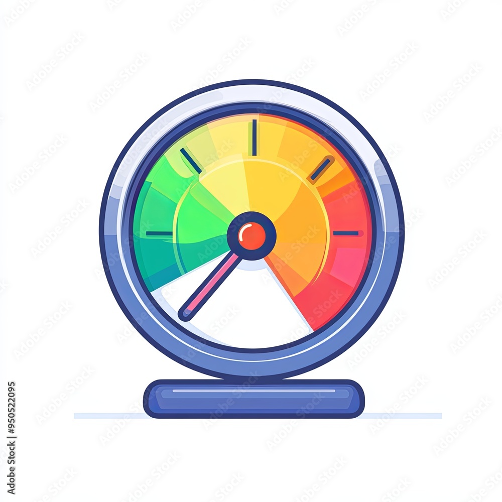 This vector graphic showcases a vibrant progress tracker with a rounded ...