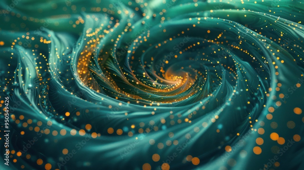 Wallpaper spiral of bright colors and bright spots that create a ...