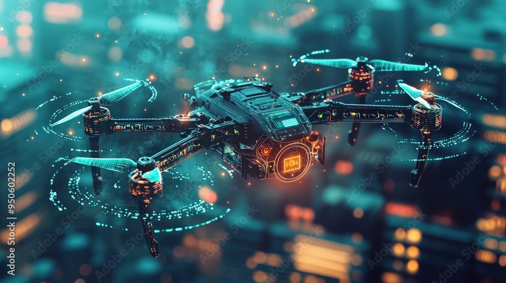 Visualization Of Edge Ai In Drones Performing Realtime Object Recognition Edge Ai Advanced