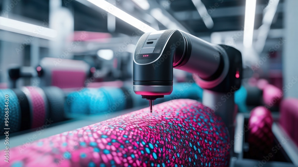 Visualization of cobots supporting humans in a smart textile ...