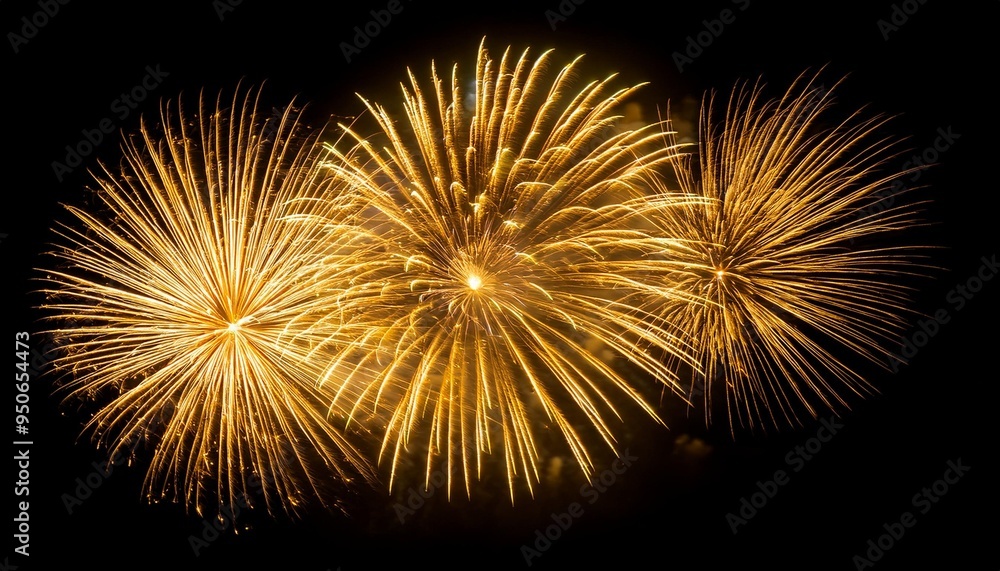 fireworks background abstract golden shining glowing fireworks show ...
