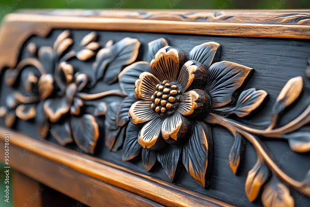 Antiques with a history of craftsmanship, captured in a photo where ...