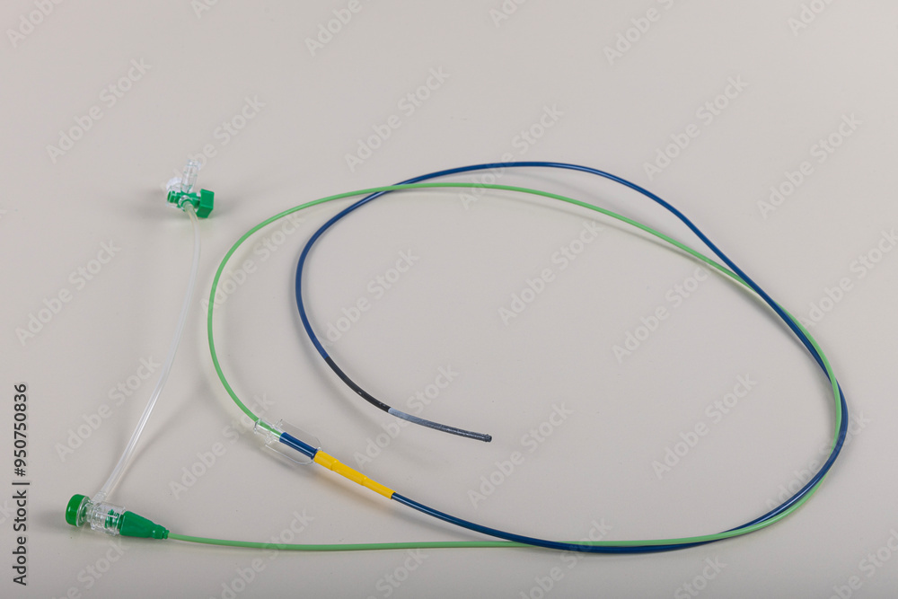 PTCA guide wires. Stent and catheter for implantation into blood ...