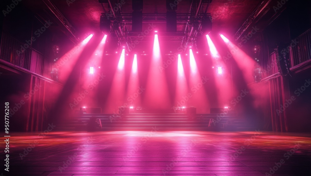 Lighting ramp with powerful spotlights for creating artificial lighting ...