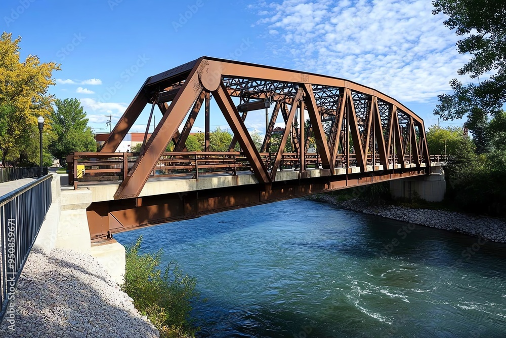 Bridge Truss, Steel, and Industrial shown in a gritty, industrial area ...