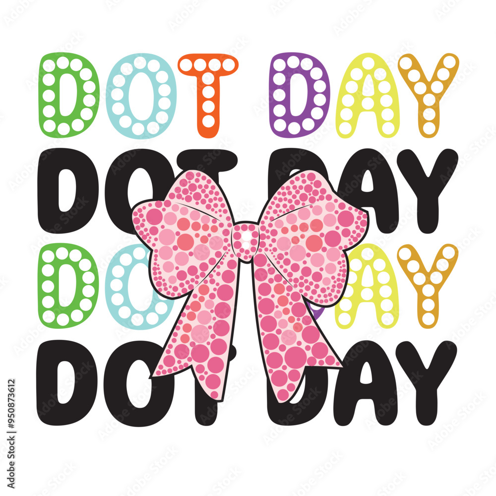coquette Bow Dot marker day svg png, International Dot Day Svg Png, polka dot Football soccer ...